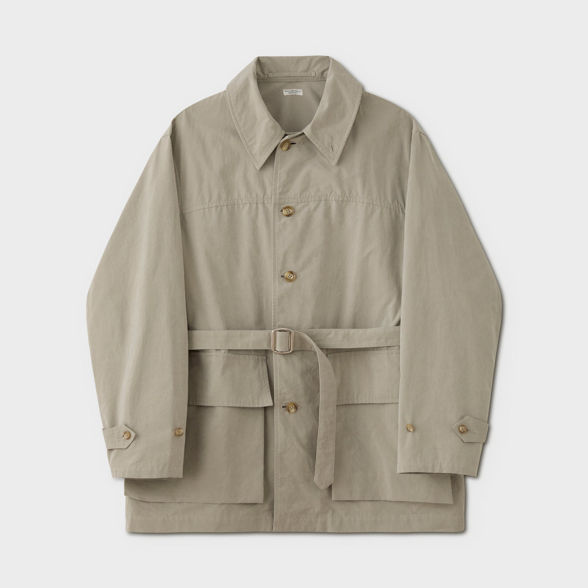 PHIGVEL - WAXED CLOTH HUNTER JACKET - S.BEIGE – anemoscope
